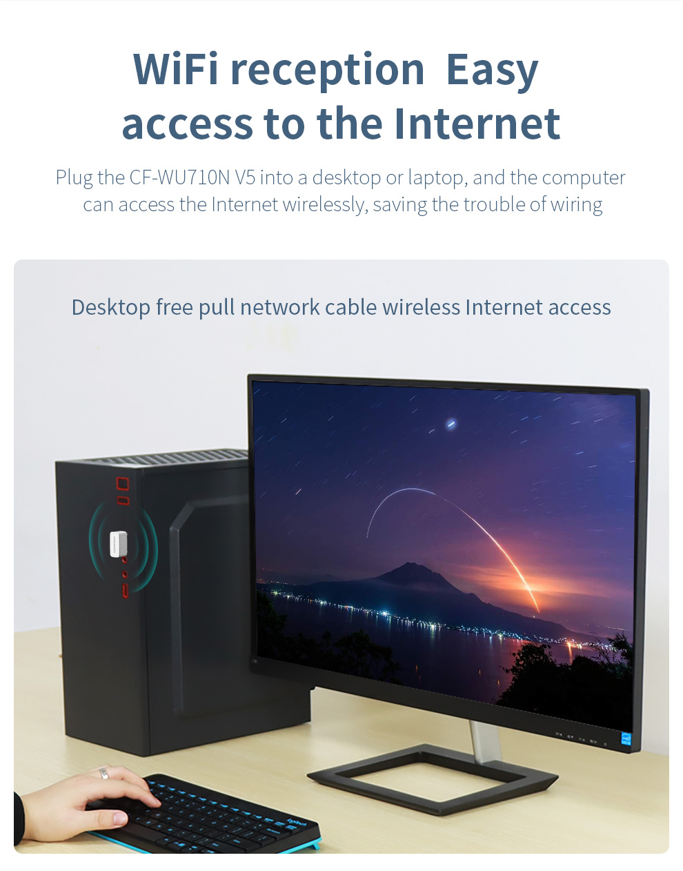 CF-WU710N V5 - Wireless Adapter - COMFAST